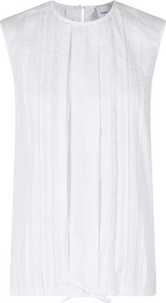 Isabelle Blanche Femme, Tops, Blanc, Taille: 38 FR Top avec Dentelle