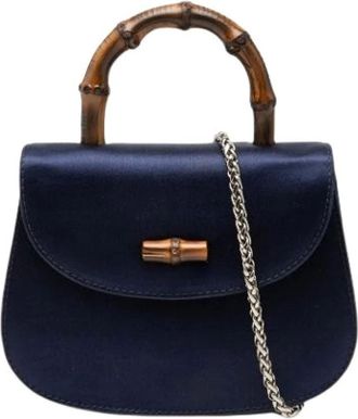 Gucci Pre-owned Bamboo Night - Femme - Pre-owned - Bleu - Taille: ONE Size