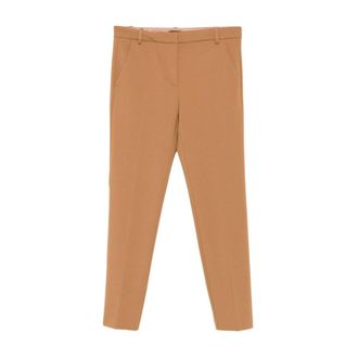 Pinko Seide & Nylon Braune Hose - - Trousers - Damen - Braun - XL