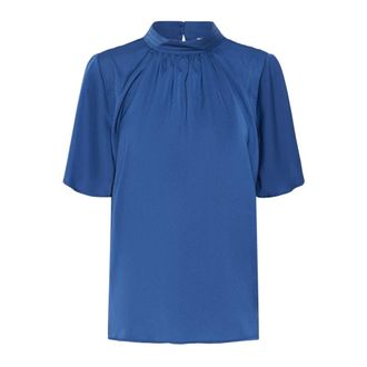 Saint Tropez Femme, Blouses et Chemises, Bleu, Taille: 40 FR Blouses