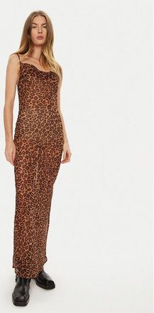 One Teaspoon Sommerkleid 26654 Braun Slim Fit