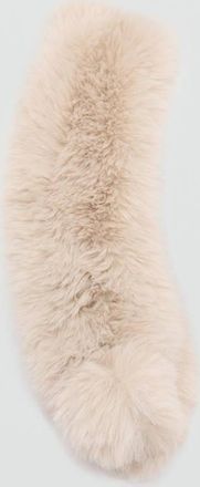 Mango &Eacute;charpe longue effet fourrure &eacute;cru - Femme - Taille unique - MANGO