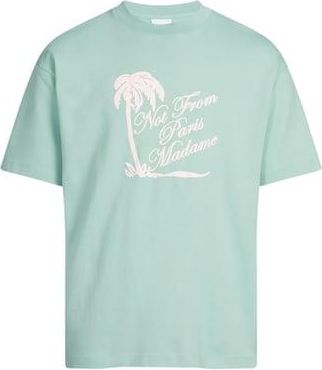 Dr&ocirc;le de Monsieur T-shirt imprim&eacute; col rond en coton