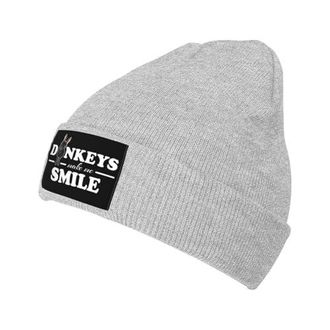 Generic Les &Acirc;nes Me Font Sourire Unisex Bonnet De Trawler Classique Bonnets Hiver Souple Watch Cap pour Ski Sport Le Quotidien