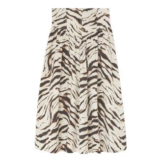 Ganni Femme, Jupes, Multicolore, Taille: 44 FR Jupe en Coton Z&egrave;bre