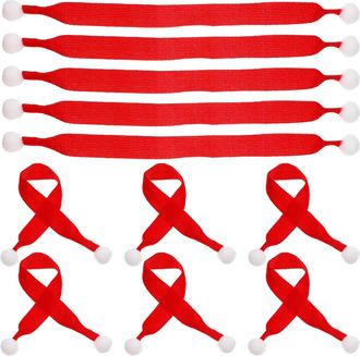 BESPORTBLE 20st&uuml;cke Pack Mini-weihnachtsschals Gestrickt f&uuml;r Puppen Weinflaschen-Accessoires Deko-Requisiten f&uuml;r Zuhause und Party