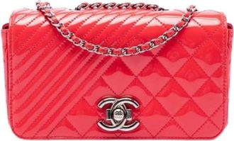 Chanel Sac bandouli&egrave;re Coco Boy Flap doccasion - Femme - Pre-owned - Rouge - Taille: ONE Size