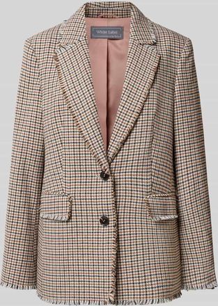 White Label Regular Fit Blazer mit Fransen-Saum