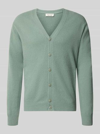 Casual Friday Cardigan aus Woll-Mix mit V-Ausschnitt Modell KARL