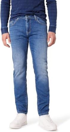 Pioneer Authentic Jeans Jean Rando pour homme - Coupe droite - Bleu denim d&eacute;lav&eacute;, Blue Fashion 6595 6827, 35W / 30L