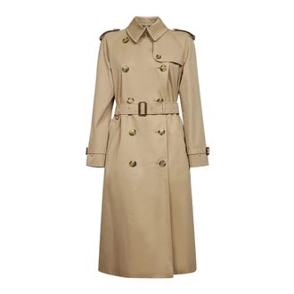 Burberry Femme, Manteaux, Beige, Taille: 36 FR Long Waterloo Heritage Trench Coat