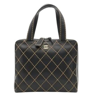 Chanel Sac cabas vintage doccasion - Femme - Pre-owned - Noir - Taille: ONE Size