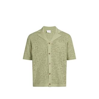 Dr&ocirc;le de Monsieur Chemise ajour&eacute;e en coton