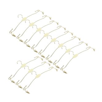Valiclud 10 St&uuml;ck Metall BH Kleiderb&uuml;gel Mit Clips Platzsparender W&auml;scheb&uuml;gel F&uuml;r Unterw&auml;sche Und Dessous Organisation Glatte Oberfl&auml;che Vielseitiger Kleidersc