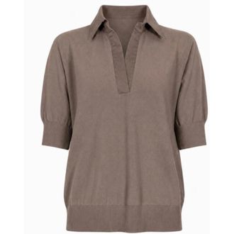 D.exterior Damen, Blusen & Hemden, Braun, MGr&ouml;&szlig;e
