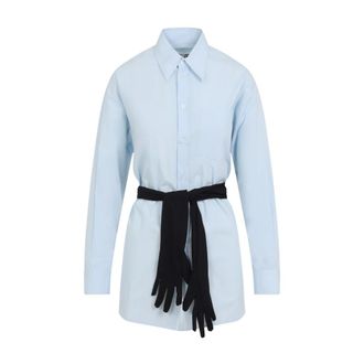 Maison Margiela S52Dt0060.M35480 Shirt - - Blouses & Shirts - Damen - Blau - XS
