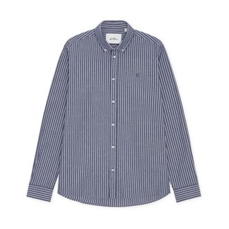 Les Deux Homme, Chemises, Bleu, Taille: M Chemise Oxford L&eacute;g&egrave;re &agrave; Rayures
