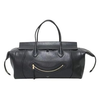Celine Sac cabas vintage doccasion - Femme - Pre-owned - Noir - Taille: ONE Size