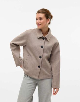 Vero Moda Manteau - Pierre de lune-Gris