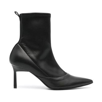 Calvin Klein Stretch Kn&ouml;chelstiefel in Schwarz - - Shoes - Damen - Schwarzk - 37 EU