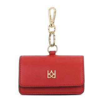 Kazar Rotes Schl&uuml;sseletui mit Karabinerhaken - - Accessories - Damen - Rot - ONE SIZE
