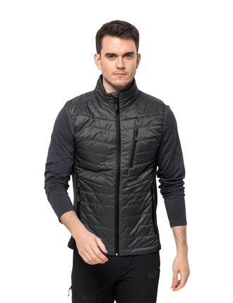Jack Wolfskin Herren ROUTEBURN PRO INS Vest M, Black, S