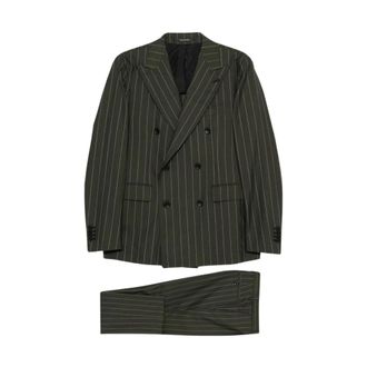 Tagliatore Zweireiher Anzug - - Suits - Herren - Gr&uuml;n - 2XL