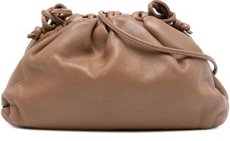 Bottega Veneta Hobo Bags - Lambskin The Mini Pouch Crossbody - Gr. unisize - in Braun - f&uuml;r Damen