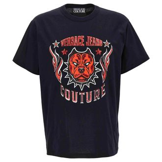 Versace Jeans Couture T-Shirts und Polos - - Tops - Herren - Schwarzk - XS