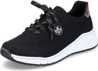 Rieker Damen Low-Top Sneaker M4903, Frauen Halbschuhe, lose Einlage,straßenschuhe,Strassenschuhe,Sportschuhe,Turnschuhe,schwarz (01),36 EU / 3.5 UK