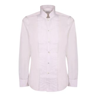 Tagliatore Homme, Chemises, Blanc, Taille: 2XL Casual Chemises