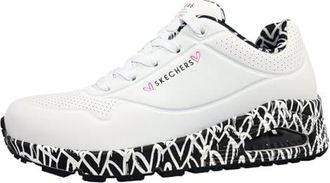 Skechers Uno-Loving Love 155506-WBK, Womens Sneakers, White, 36 EU