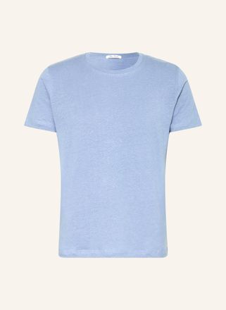 Stefan Brandt T-Shirt Enno Aus Leinen blau