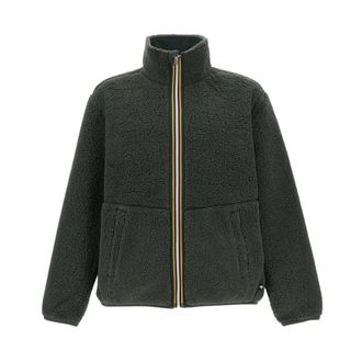 K-Way Pascal Sherpa Polar Double Jacket - - Sport - Herren - Gr&uuml;n - M