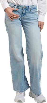 Guess Femme, Jeans, Bleu, Taille: W32 Jean Slouchy