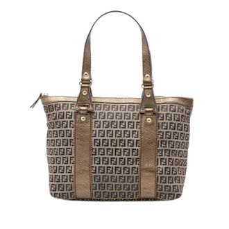 Fendi Pre-owned Canvas Tote - - Pre-owned - Damen - Beige - ONE SIZE