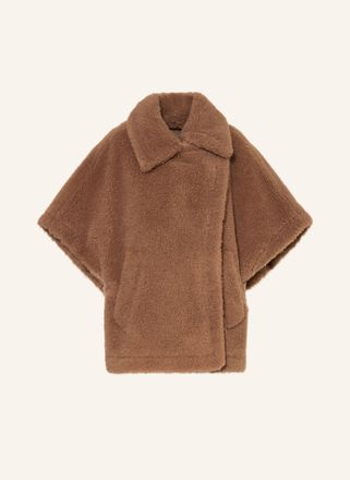 Max Mara Cape Tebe Mit Kamel braun