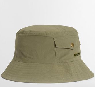 Barbour Funktions-Bucket-Hat mit Druckknopftasche in