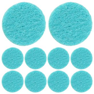 NUOBESTY 50 Stück Aromatherapie Diffusor Pads Rund aus Cellucotton Geruchsneutrale Nachfüllpads für Ätherische Öle Passend für Duftanhänger Umweltfreundlich Si