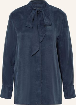 HUGO BOSS Schluppenbluse Bryon blau