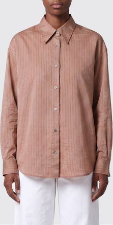 Roberto Collina Hemdbluse ROBERTO COLLINA Damen Farbe Braun