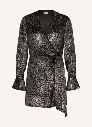 SIMKHAI Simkhai Samtkleid Camryn Mit Glitzergarn schwarz