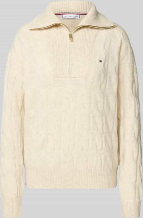 Tommy Hilfiger Regular Fit Troyer aus reiner Wolle