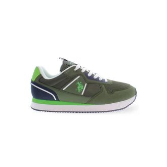 U.S.Polo Association Gr&uuml;ner Polyester Herren Sneaker - - Shoes - Herren - Gr&uuml;n - 40 EU