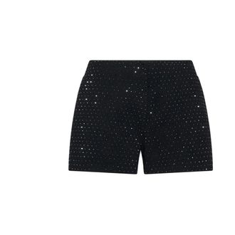 John Richmond Shorts mit mikro-leuchtenden Applikationen - - Shorts - Damen - Schwarzk - S