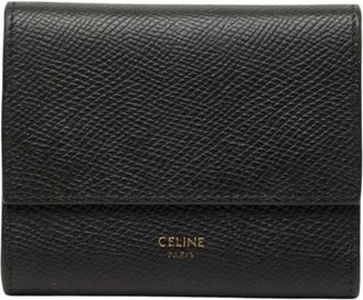Celine Portefeuille Pre-owned (tri-fold) - Femme - Pre-owned - Noir - Taille: ONE Size