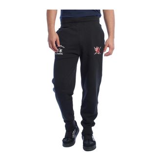La Martina Sportliche Jogginghose mit einzigartiger Stickerei - - Trousers - Herren - Schwarzk - 3XL