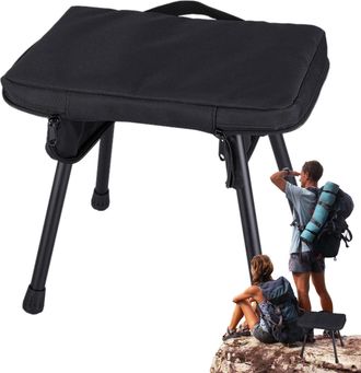 Generico Reisehocker | Belastbar 80 kg | Leichter Outdoorstuhl | Klapphocker f&uuml;r Camping, Wandern, Rucksackreisen, Picknick, Outdoor, Garten, Hof