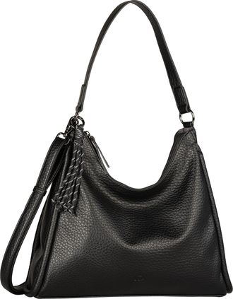 Tom Tailor Denim Finna Damen Hobo Bag Schultertasche Mittelgro&szlig; Schwarz