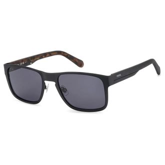 Fossil Rechteckige Sonnenbrille - - Accessories - Herren - Schwarzk - 56 MM